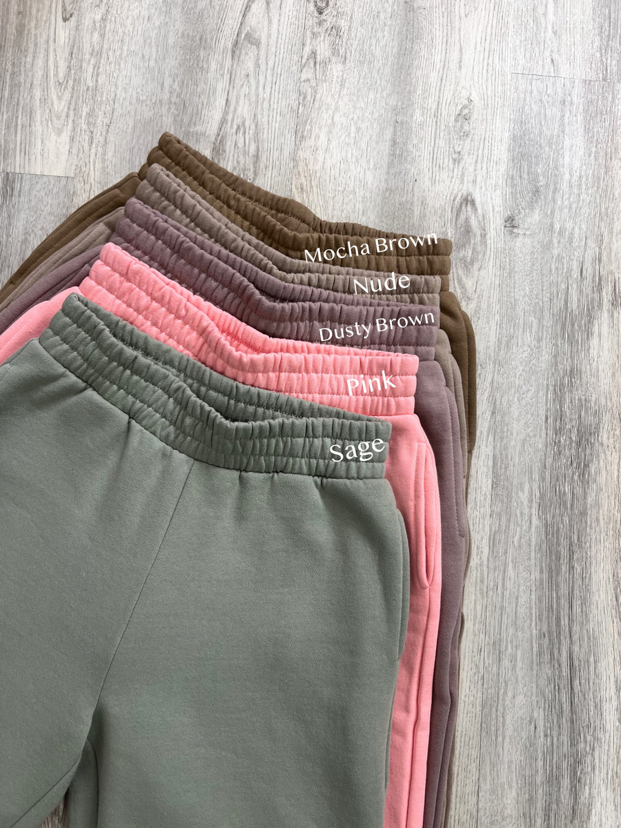 Spring Wide Leg Sweats - 5 colors – Shop Z's Boutique